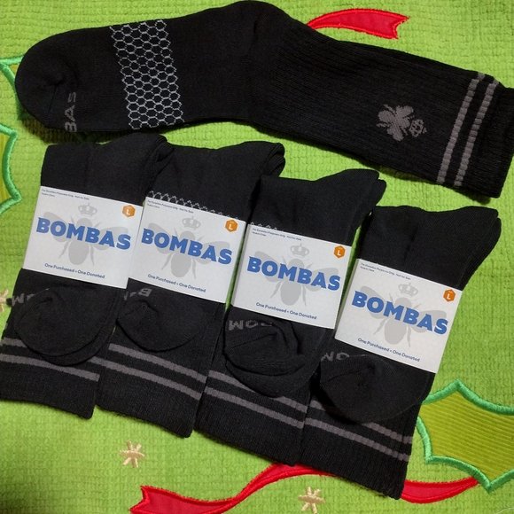 BAMBAS | Underwear & Socks | 5 New Bombas Mens Or Women Black Calf High ...